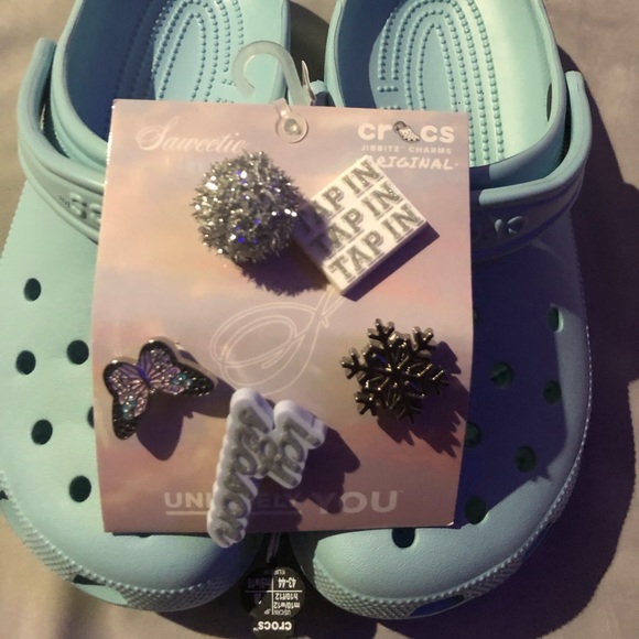 CROCS | Shoes | Saweetie X Crocs Icy Classic Clog Women 2mens 1 Special ...